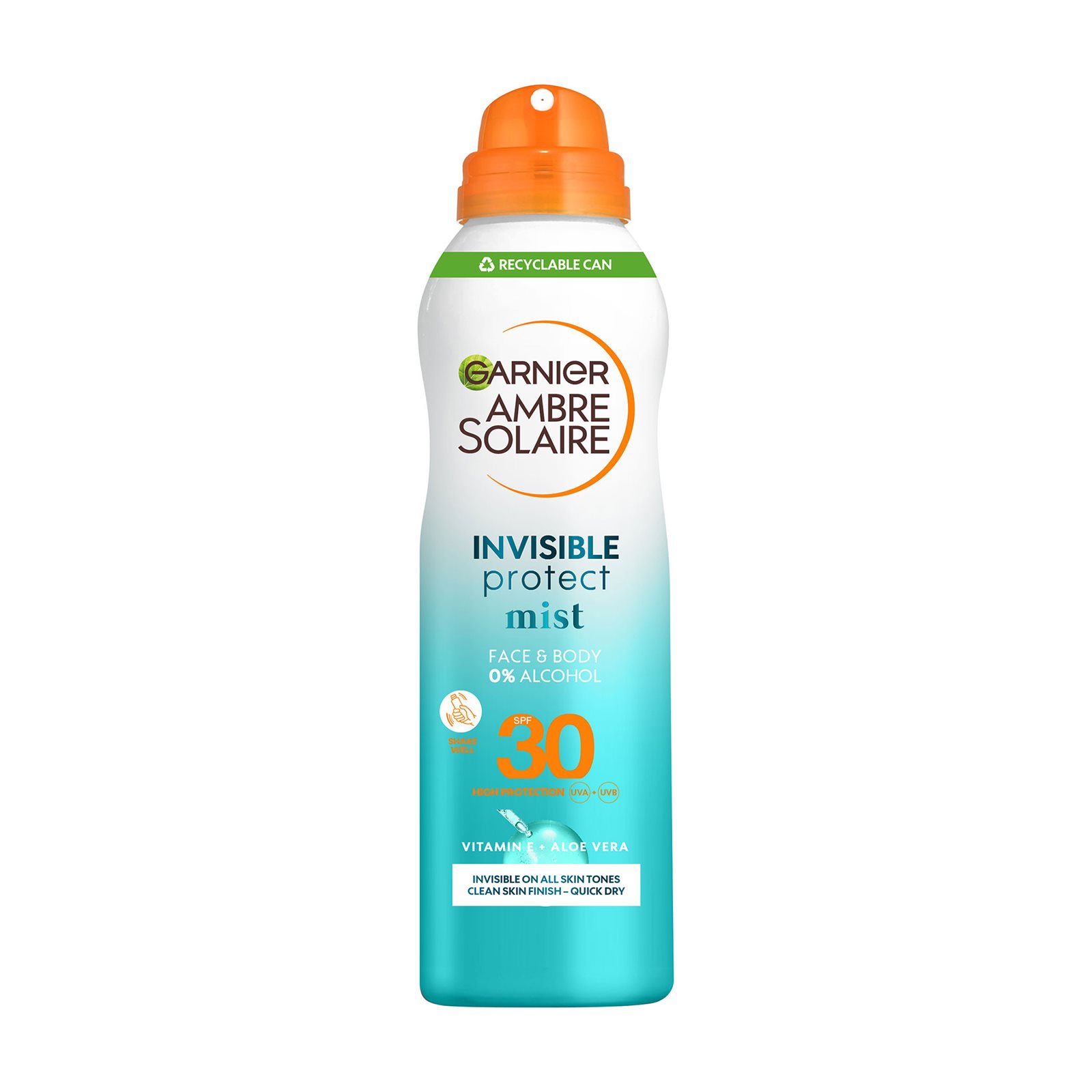 AMBRE SOLAIRE Invisible Protect Mist Σώματος & Προσώπου Spf30 200ml ...