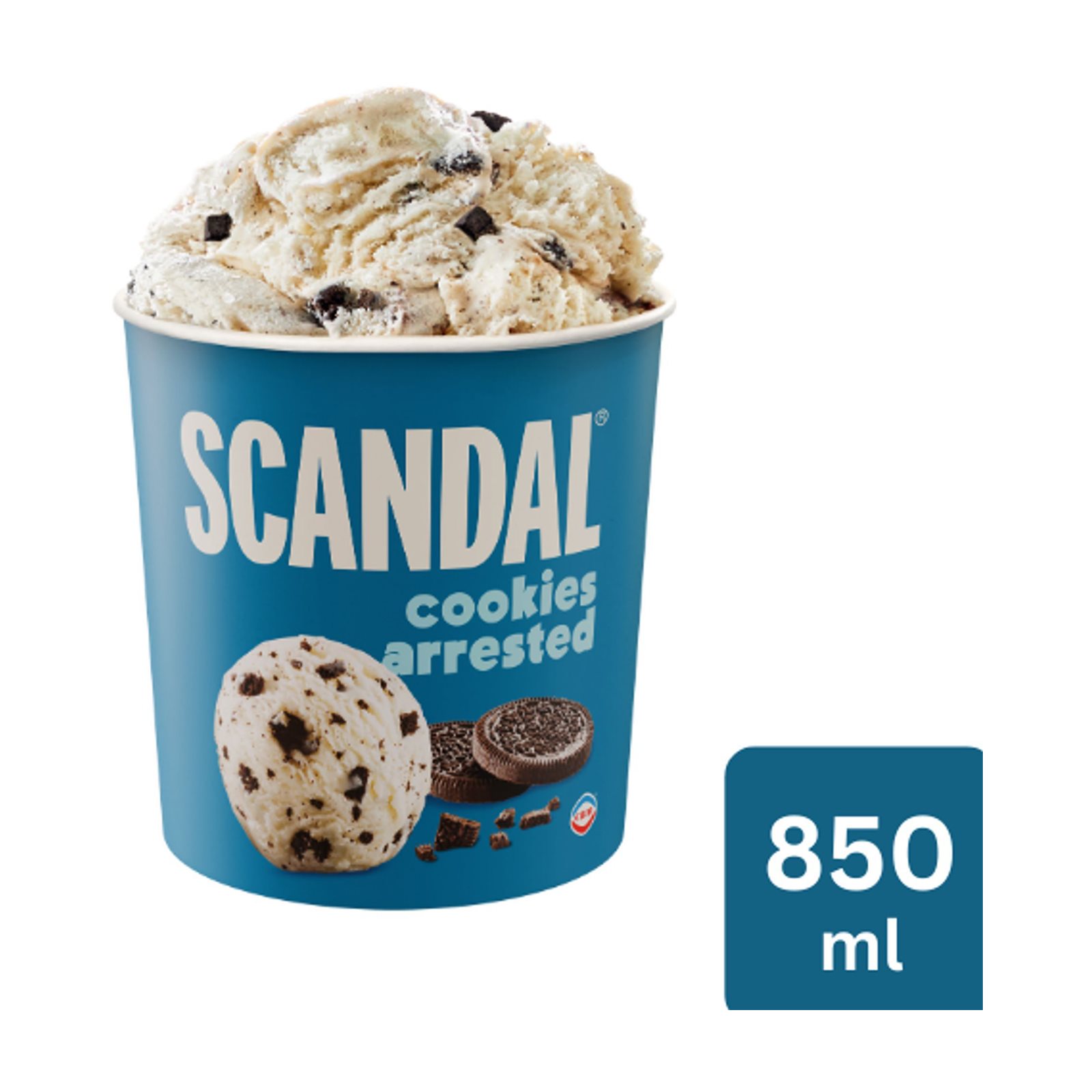 SCANDAL Παγωτό Cookies Arrested 498gr (850ml) | ΣΚΛΑΒΕΝΙΤΗΣ