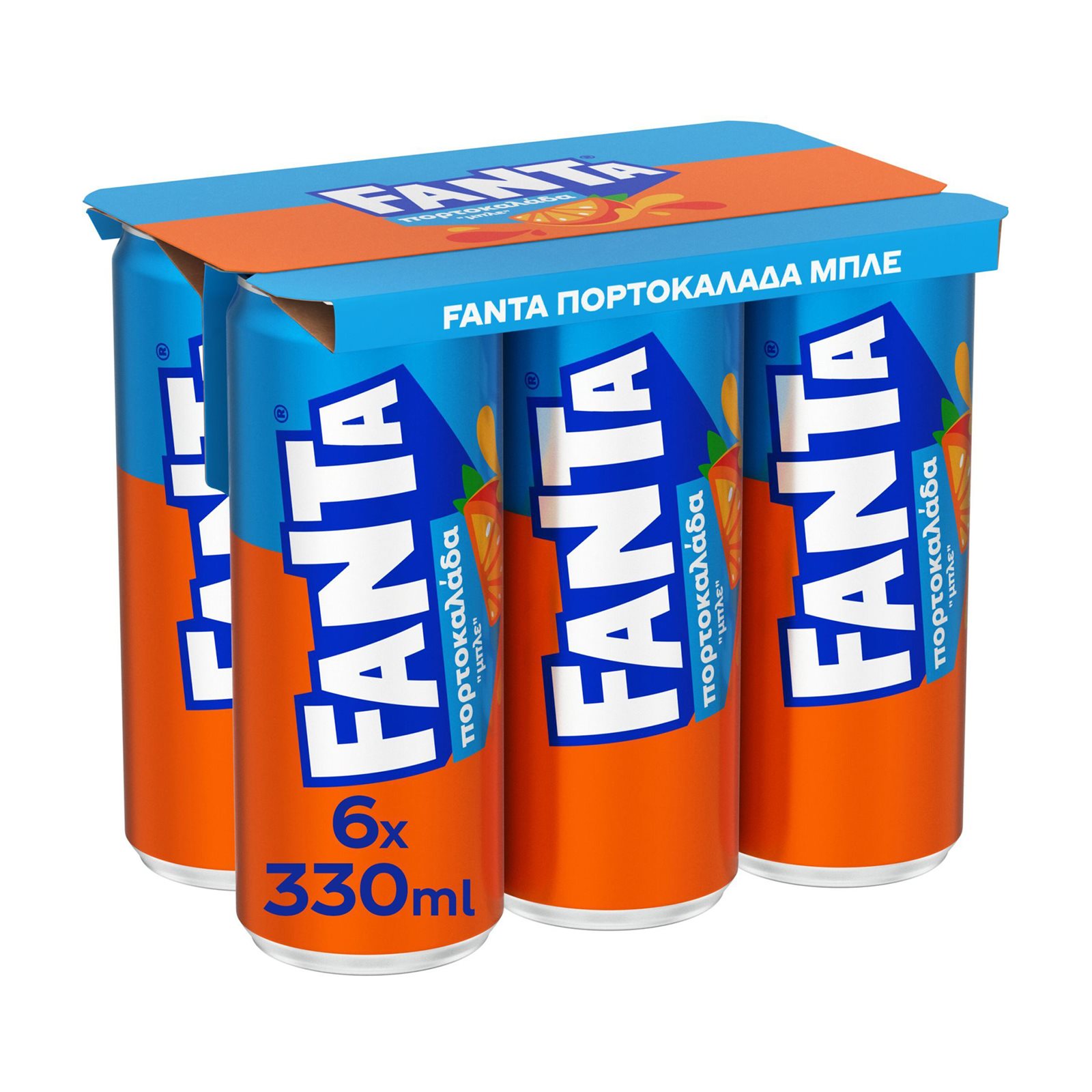 FANTA Πορτοκαλάδα Μπλε χωρίς Ανθρακικό 6x330ml | ΣΚΛΑΒΕΝΙΤΗΣ