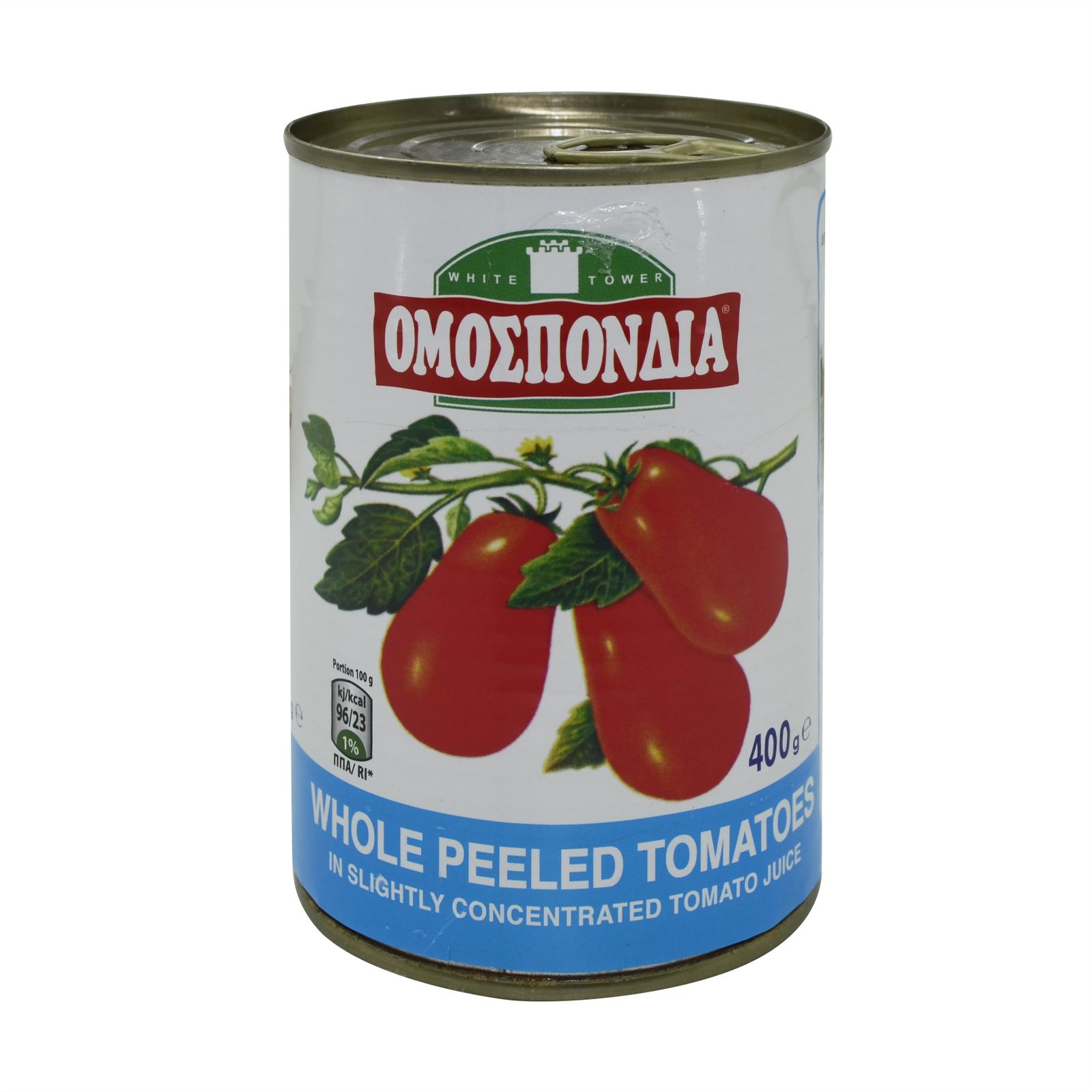 ΟΜΟΣΠΟΝΔΙΑ Ντοματάκια ολόκληρα αποφλοιωμένα 400g | ΣΚΛΑΒΕΝΙΤΗΣ