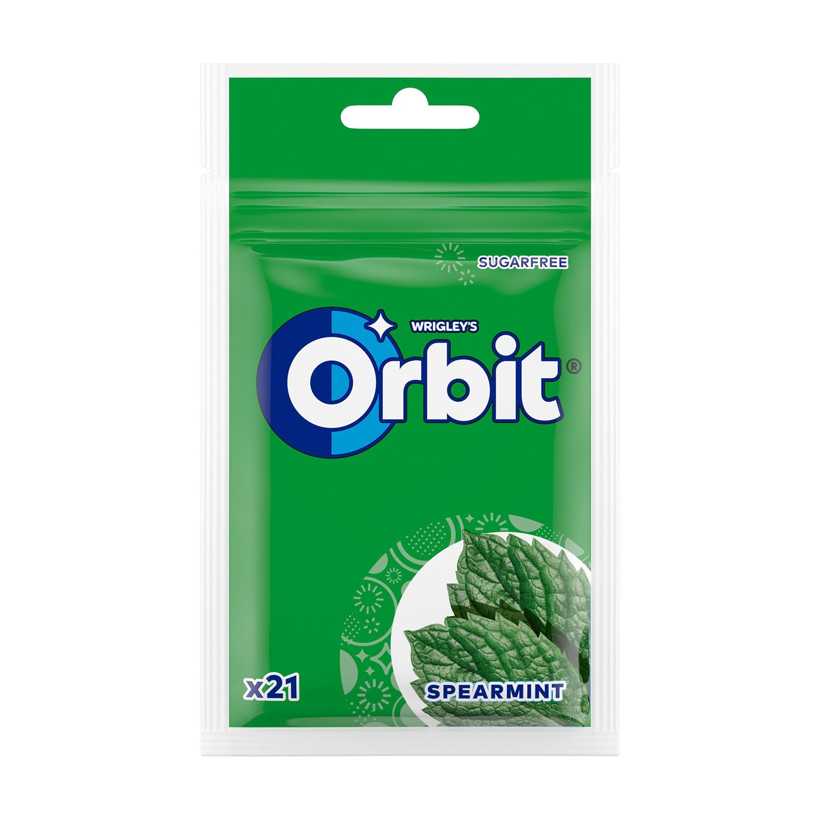 ORBIT Τσίχλες Δυόσμος Χωρίς ζάχαρη 21τεμ 34g | ΣΚΛΑΒΕΝΙΤΗΣ
