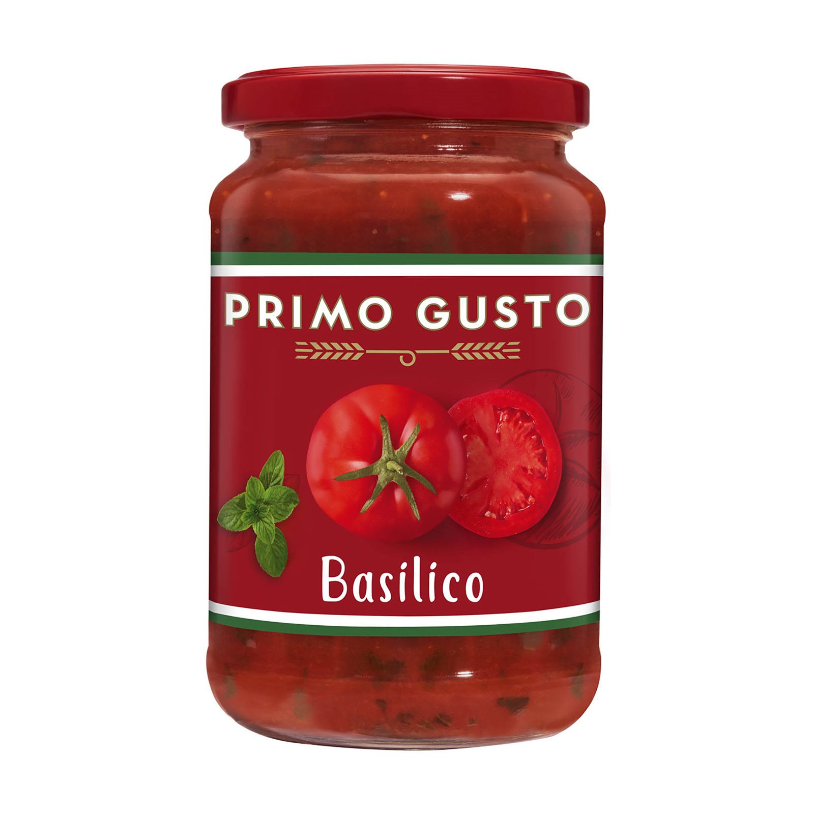 PRIMO GUSTO Έτοιμη Σάλτσα Ζυμαρικών Basilico Χωρίς γλουτένη 350g ...