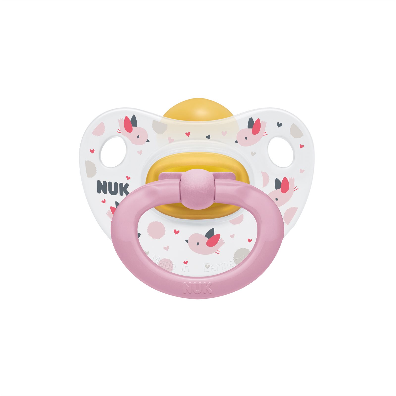 NUK Πιπίλα Καουτσούκ & Θήκη Happy 0-6 Μηνών | ΣΚΛΑΒΕΝΙΤΗΣ