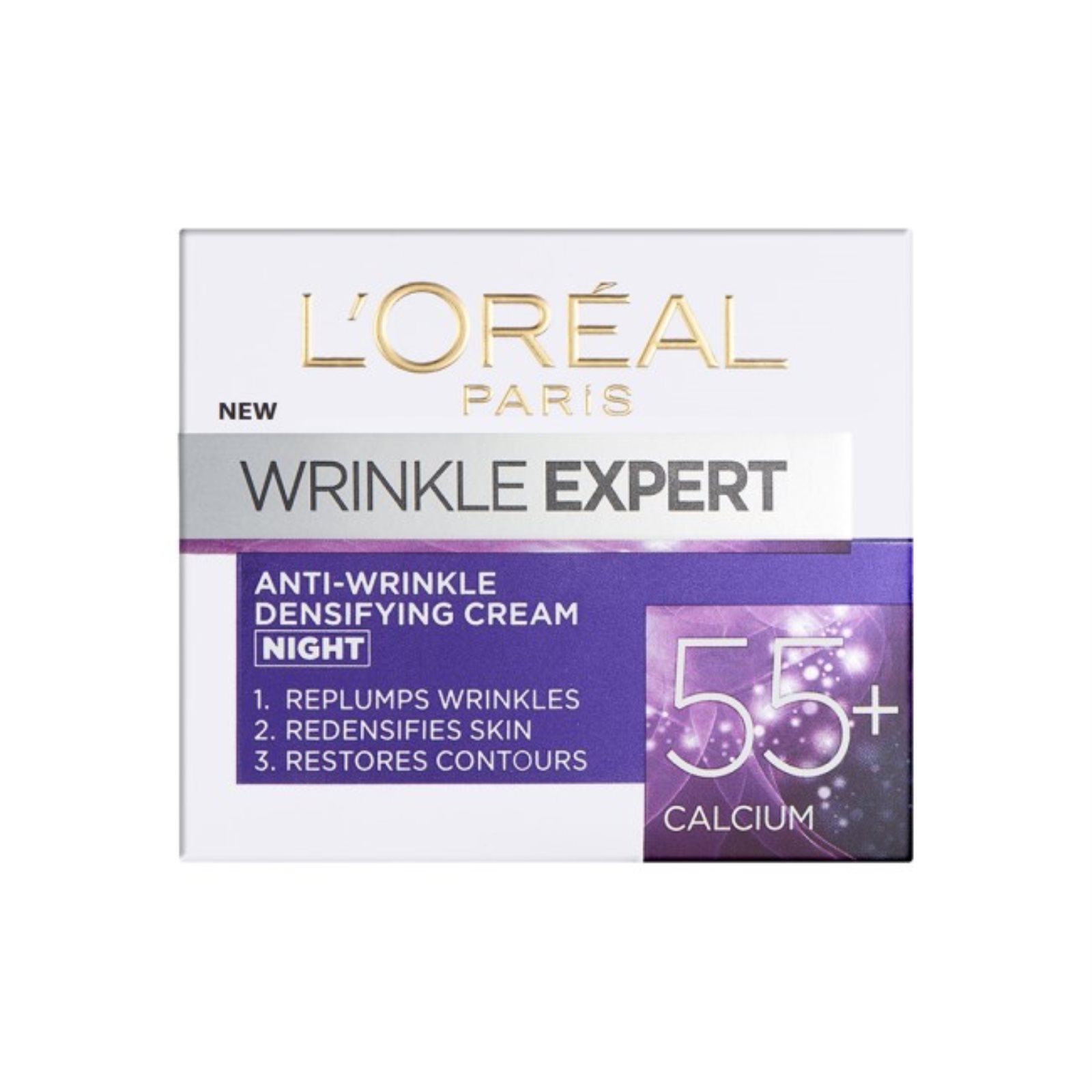 L'OREAL Κρέμα Νύχτας Wrinkle Expert Calcium 55+ 50ml | ΣΚΛΑΒΕΝΙΤΗΣ