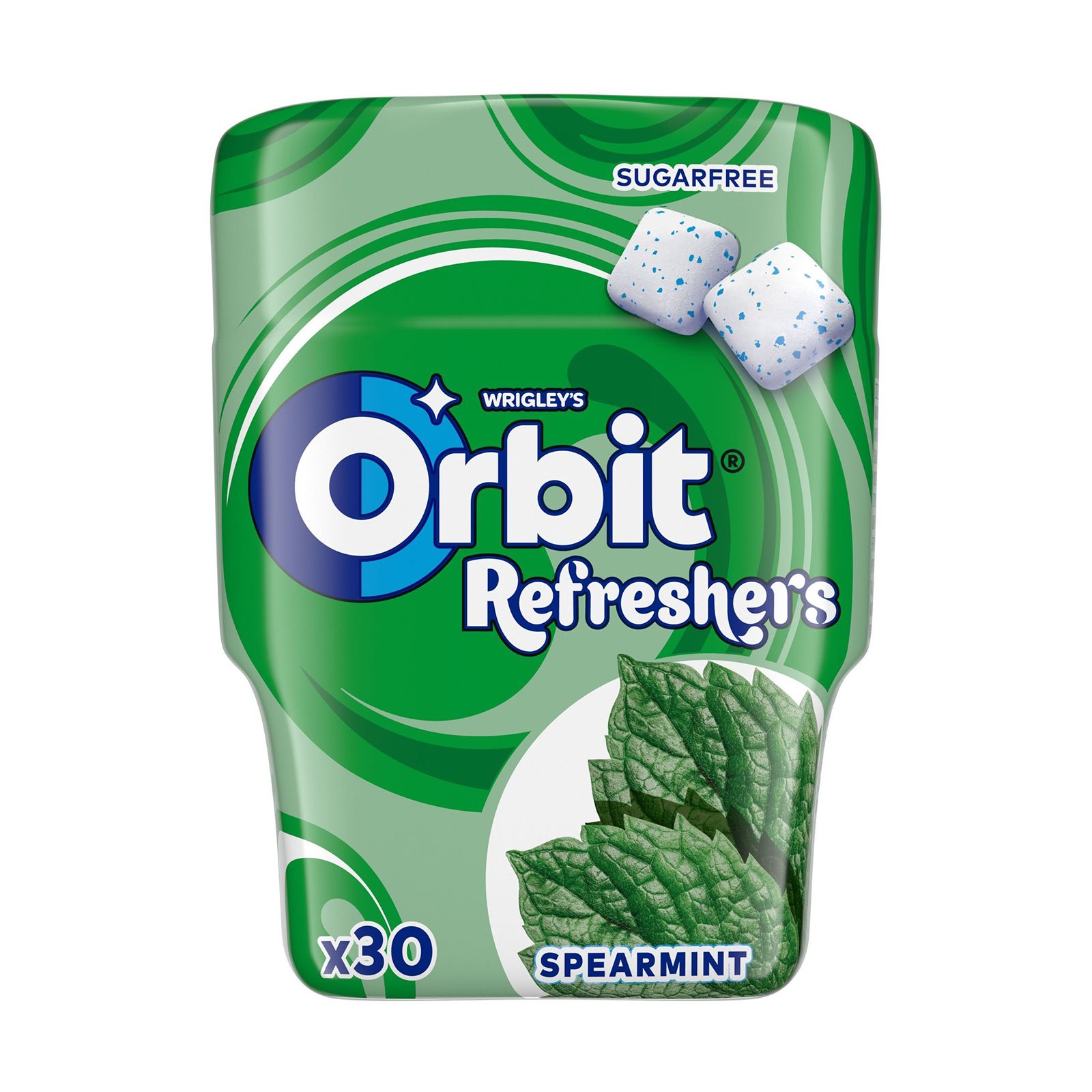 ORBIT Refreshers Τσίχλες Δυόσμος Χωρίς ζάχαρη 30τεμ 67g | ΣΚΛΑΒΕΝΙΤΗΣ
