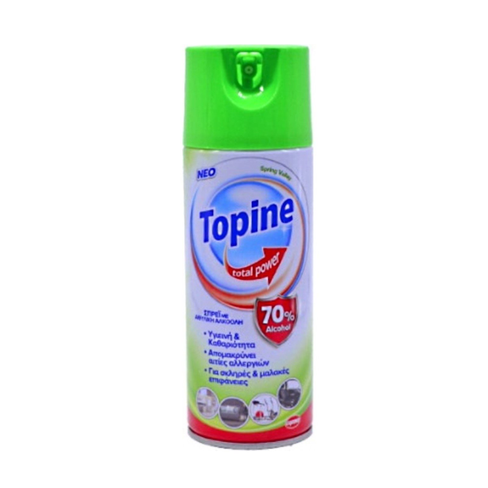 TOPINE Total Power Απολυμαντικό Σπρέι Spring Valley 400ml | ΣΚΛΑΒΕΝΙΤΗΣ