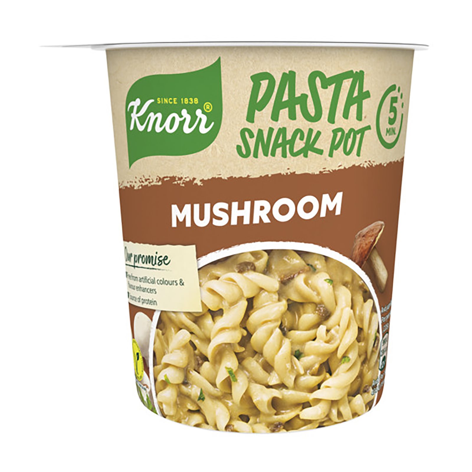 KNORR Pasta Snack Pot Ζυμαρικά με Μανιτάρια 59gr | ΣΚΛΑΒΕΝΙΤΗΣ