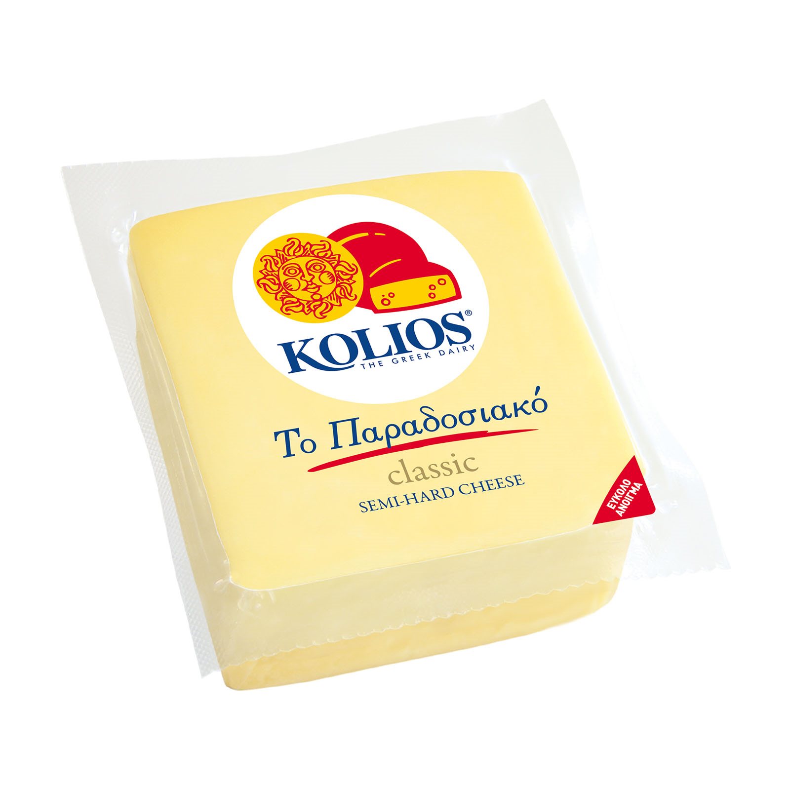 Ημίσκληρο Τυρί KOLIOS Παραδοσιακό 370g | ΣΚΛΑΒΕΝΙΤΗΣ