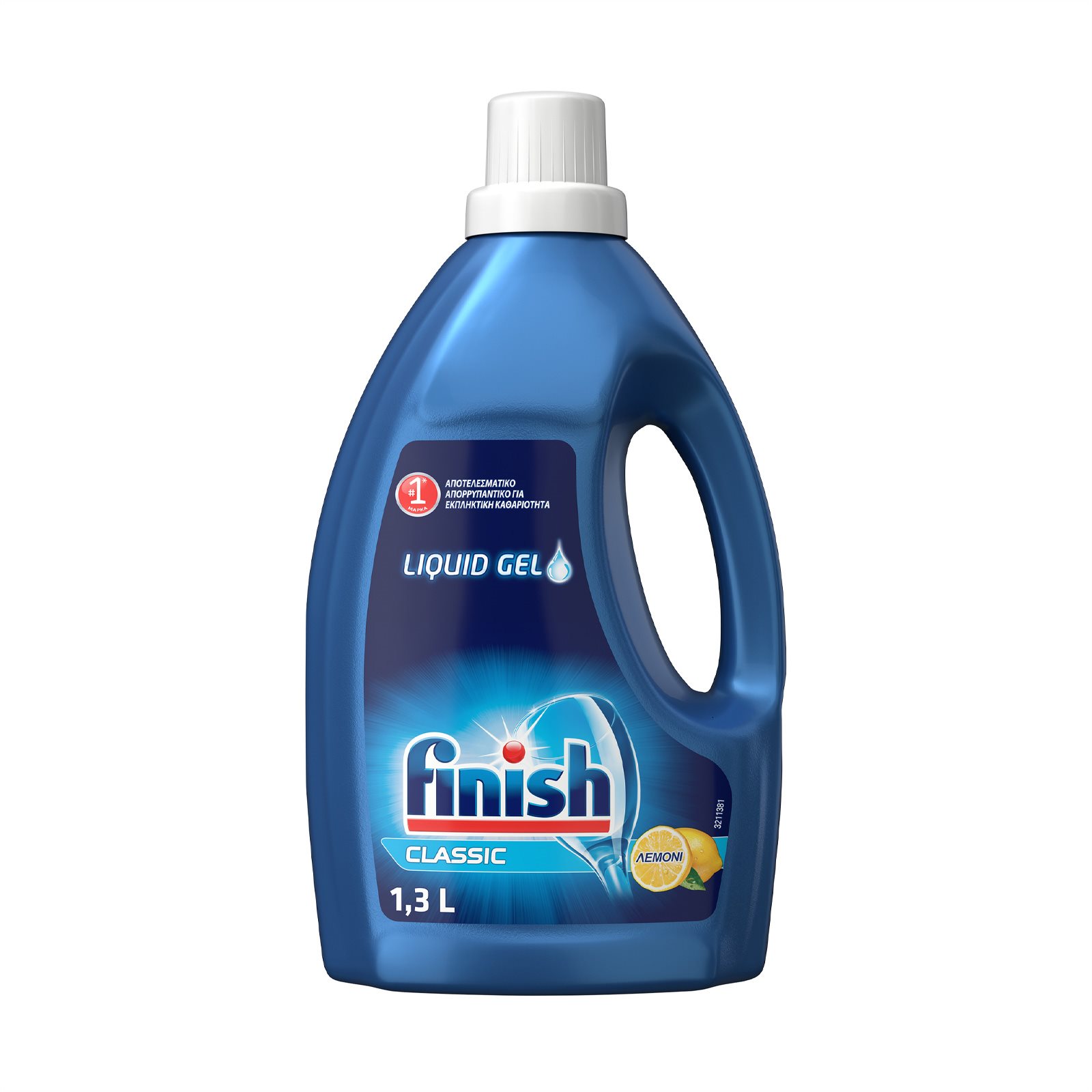 Finish Liquid Gel Υγρό Απορρυπαντικό Πλυντηρίου Πιάτων Λεμόνι 1,3lt ...