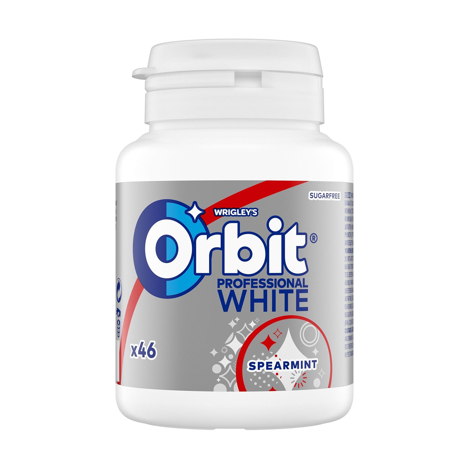 ORBIT Professional White Τσίχλες Δυόσμος Χωρίς ζάχαρη 46τεμ 64gr ...