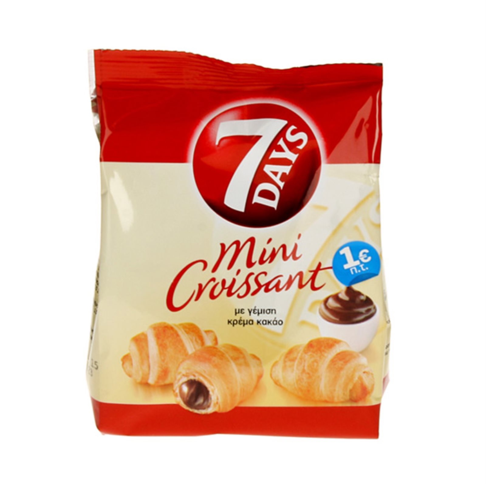 7DAYS Mini Κρουασάν με γέμιση Κρέμα Κακάο 72g | ΣΚΛΑΒΕΝΙΤΗΣ