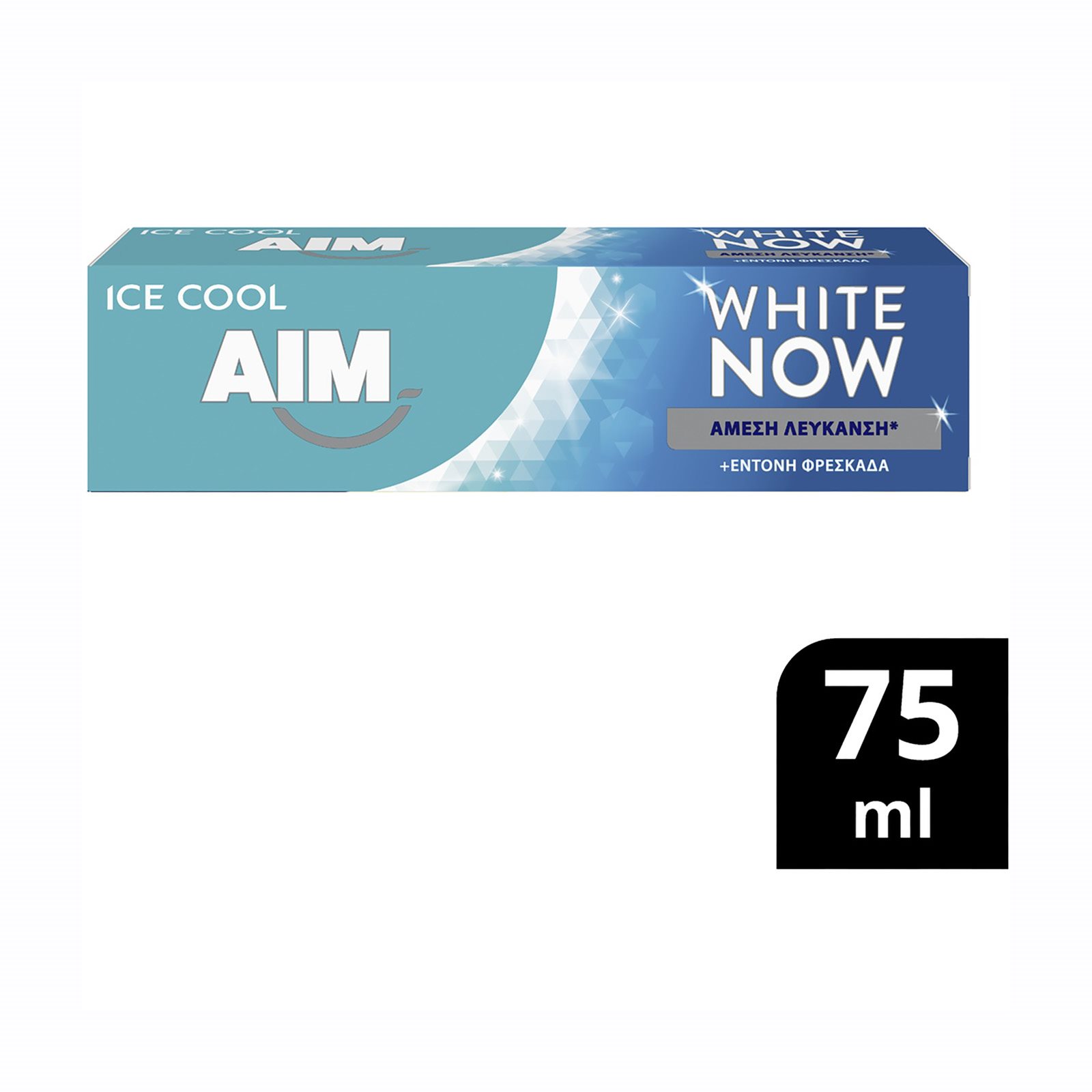 AIM White Now Οδοντόκρεμα Ice Cool 75ml | ΣΚΛΑΒΕΝΙΤΗΣ