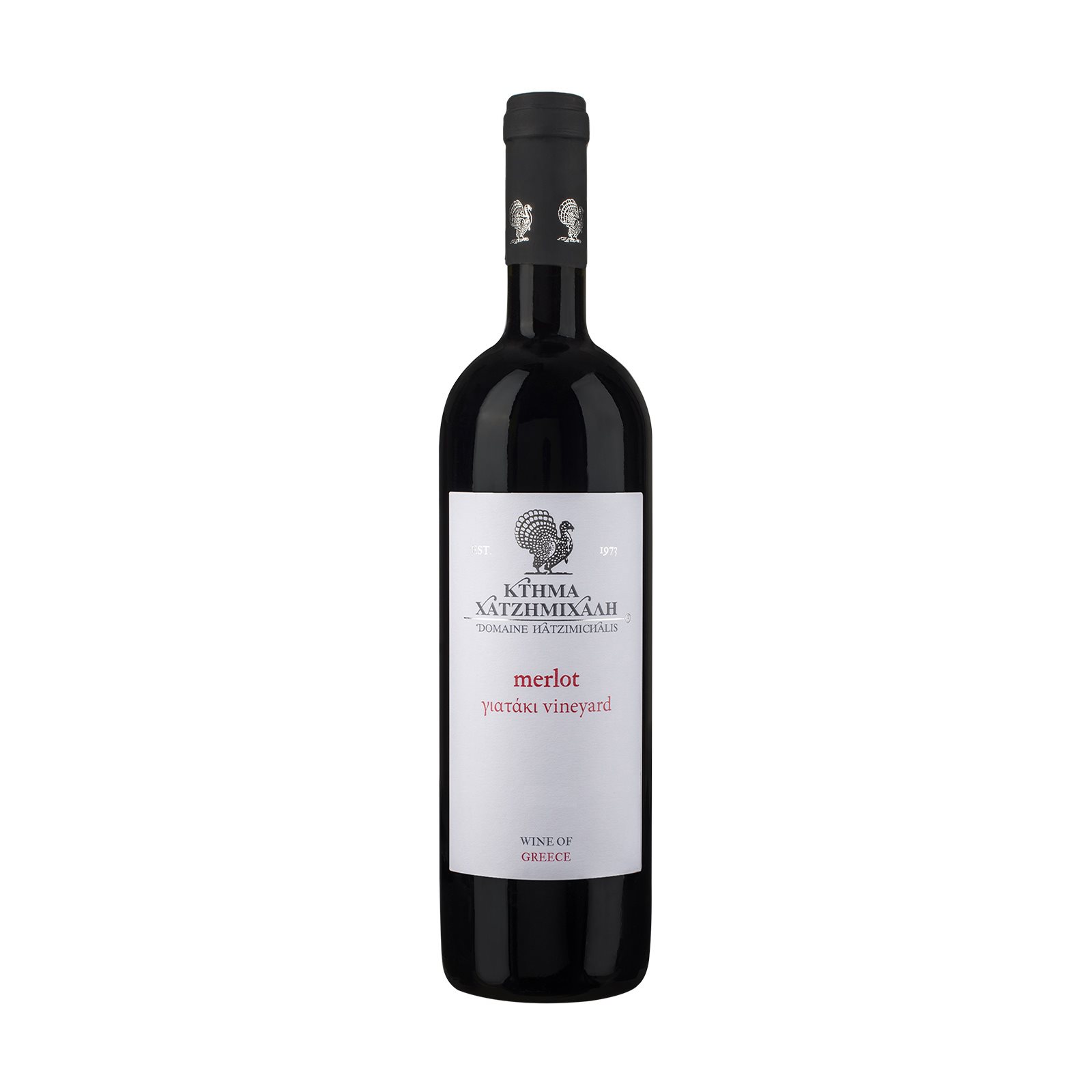 ΚΤΗΜΑ ΧΑΤΖΗΜΙΧΑΛΗ Ερυθρός Οίνος Merlot ΠΓΕ 750ml | ΣΚΛΑΒΕΝΙΤΗΣ