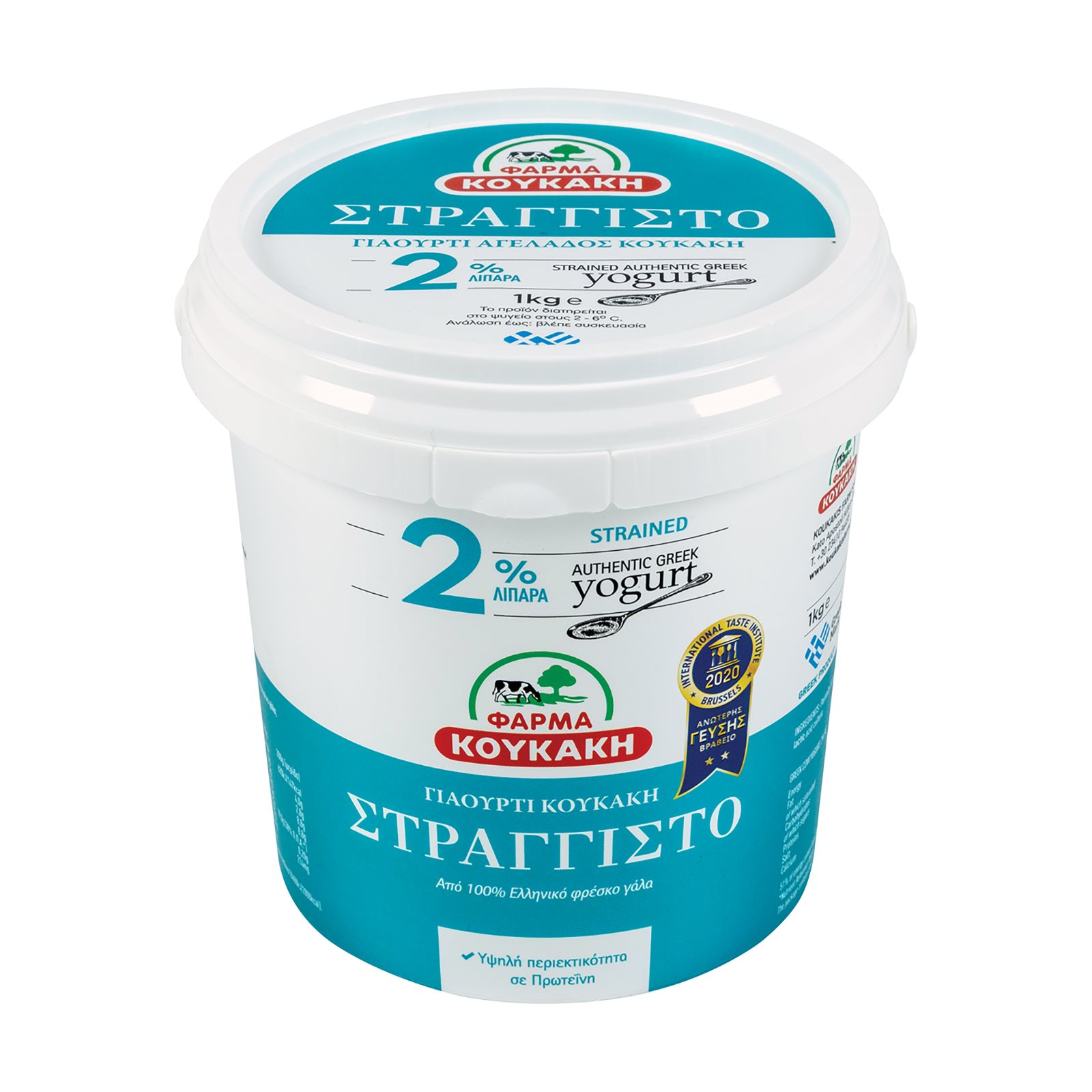 ΦΑΡΜΑ ΚΟΥΚΑΚΗ Γιαούρτι Στραγγιστό 2% 1kg | ΣΚΛΑΒΕΝΙΤΗΣ
