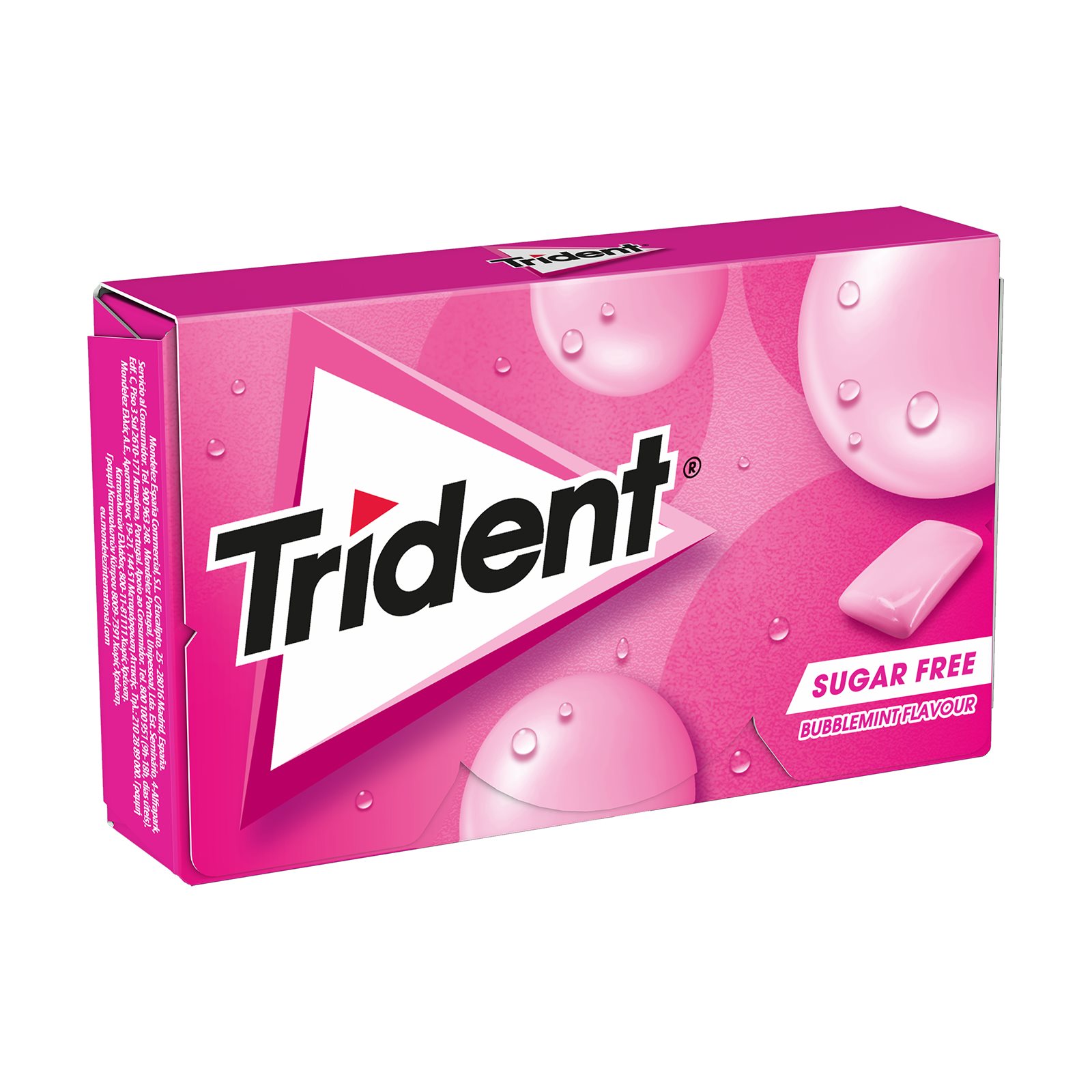 TRIDENT Bubblemint Tσίχλες Χωρίς ζάχαρη 23,8g | ΣΚΛΑΒΕΝΙΤΗΣ