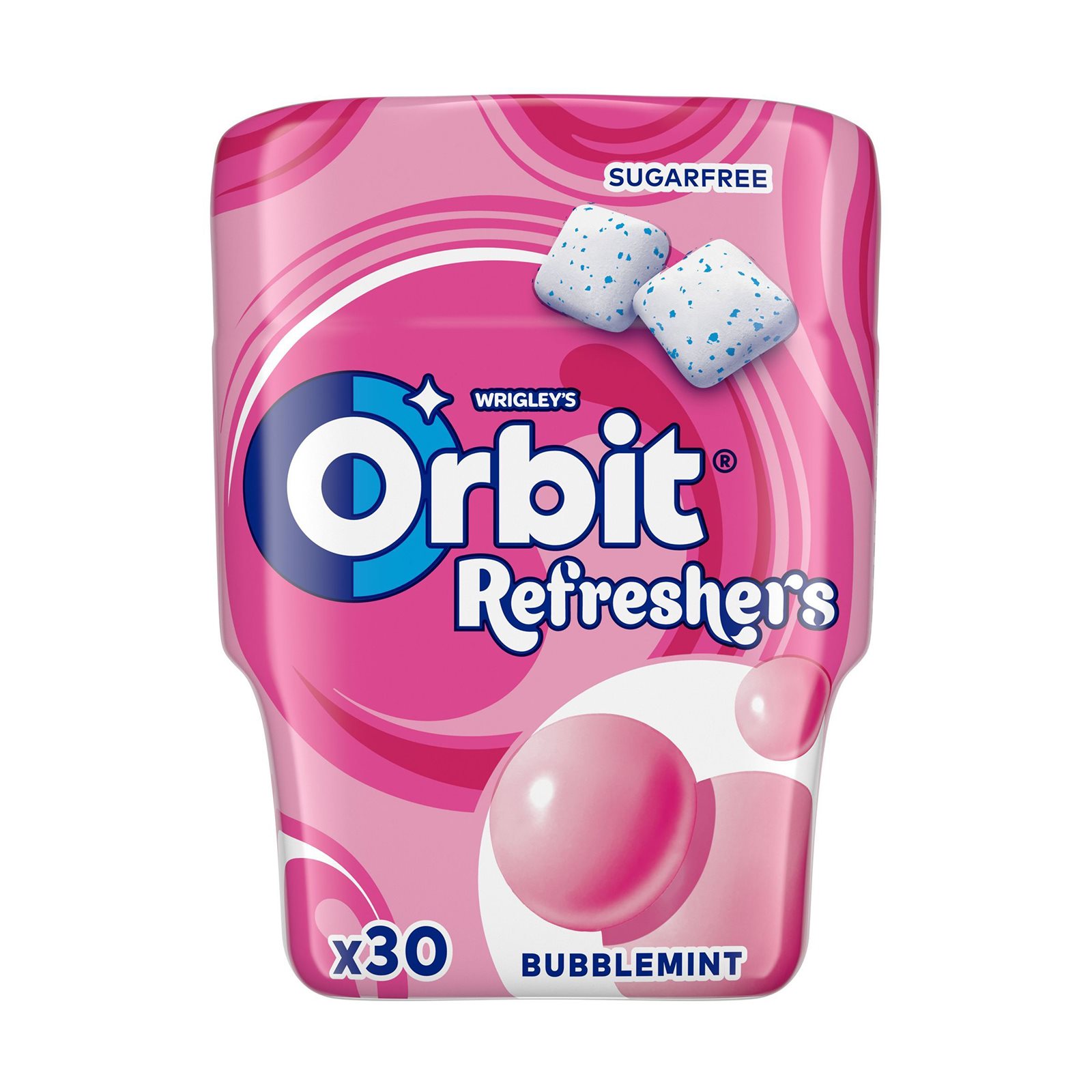 ORBIT Refreshers Τσίχλες Bubblemint Χωρίς ζάχαρη 30τεμ 67g | ΣΚΛΑΒΕΝΙΤΗΣ