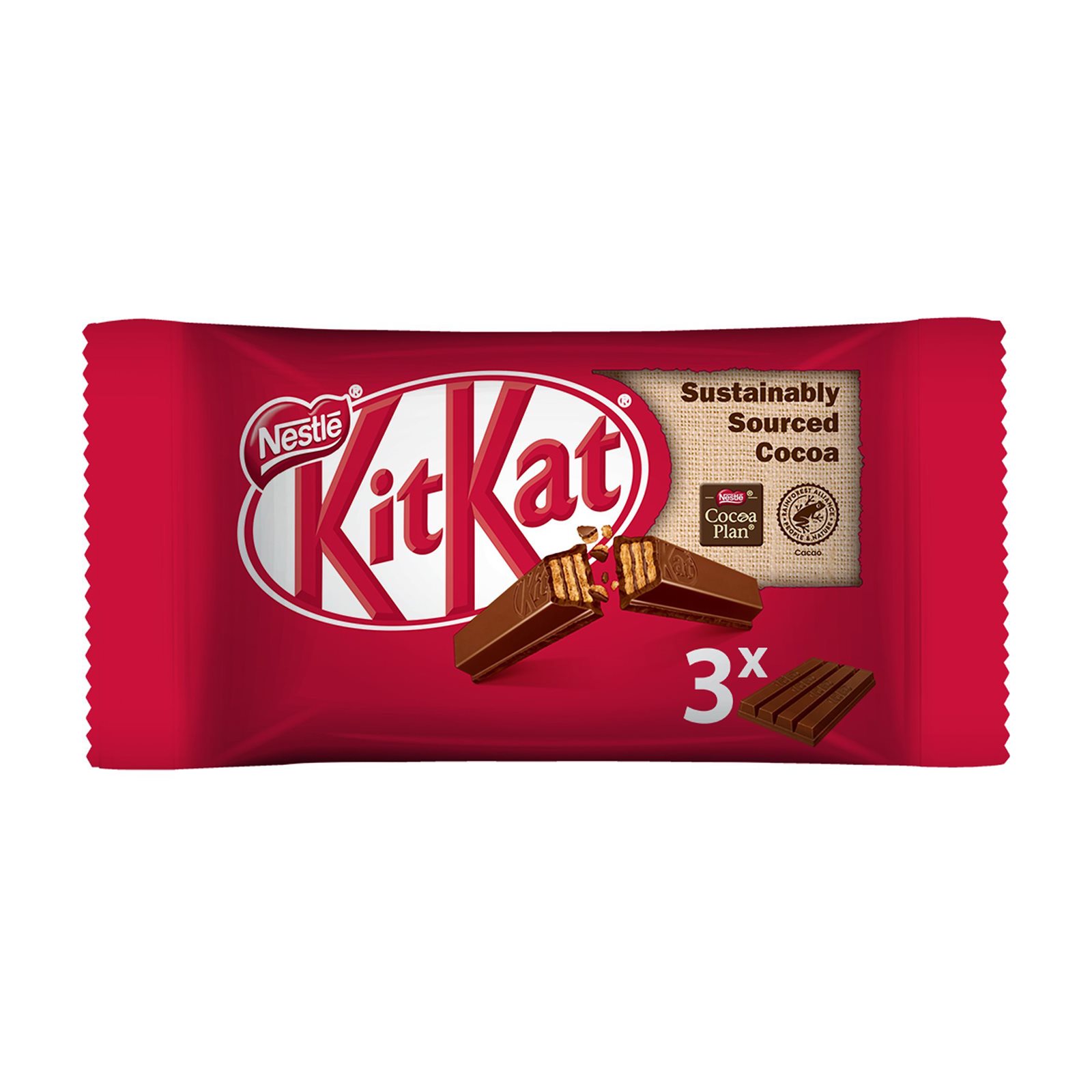 NESTLE Kit Kat Γκοφρέτα Σοκολάτα 3x41,5g | ΣΚΛΑΒΕΝΙΤΗΣ