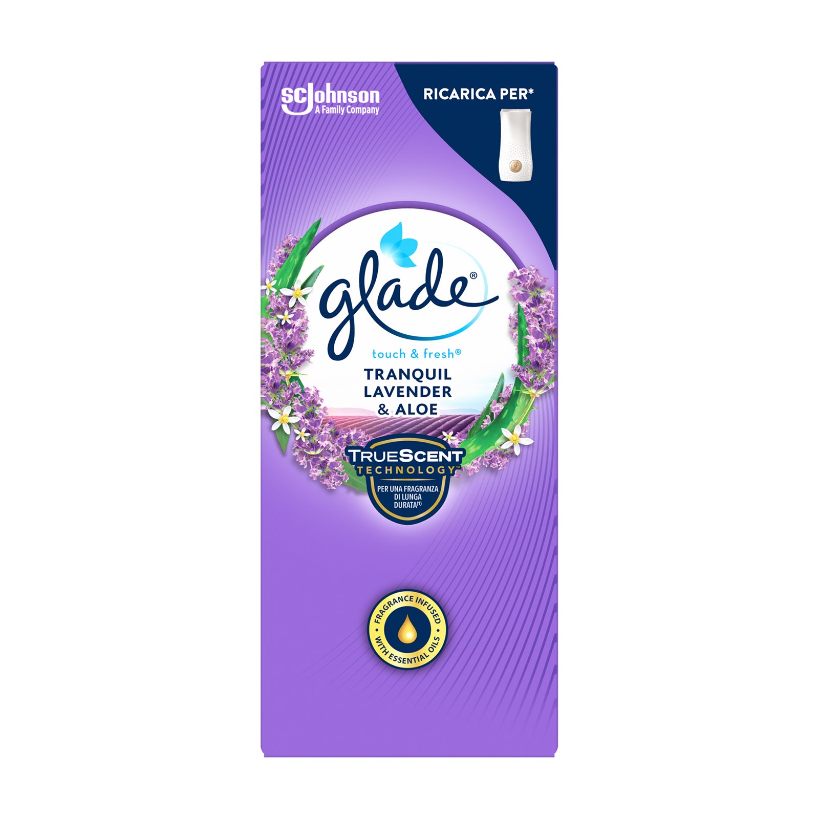 GLADE Touch & Fresh Αρωματικό Χώρου Tranquil Lavender & Aloe ...