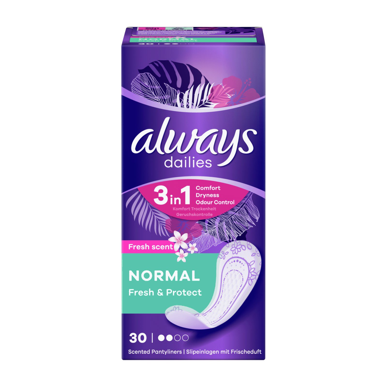 ALWAYS Dailies Fresh&Protect Σερβιετάκια Normal Fresh Scent 30τεμ ...