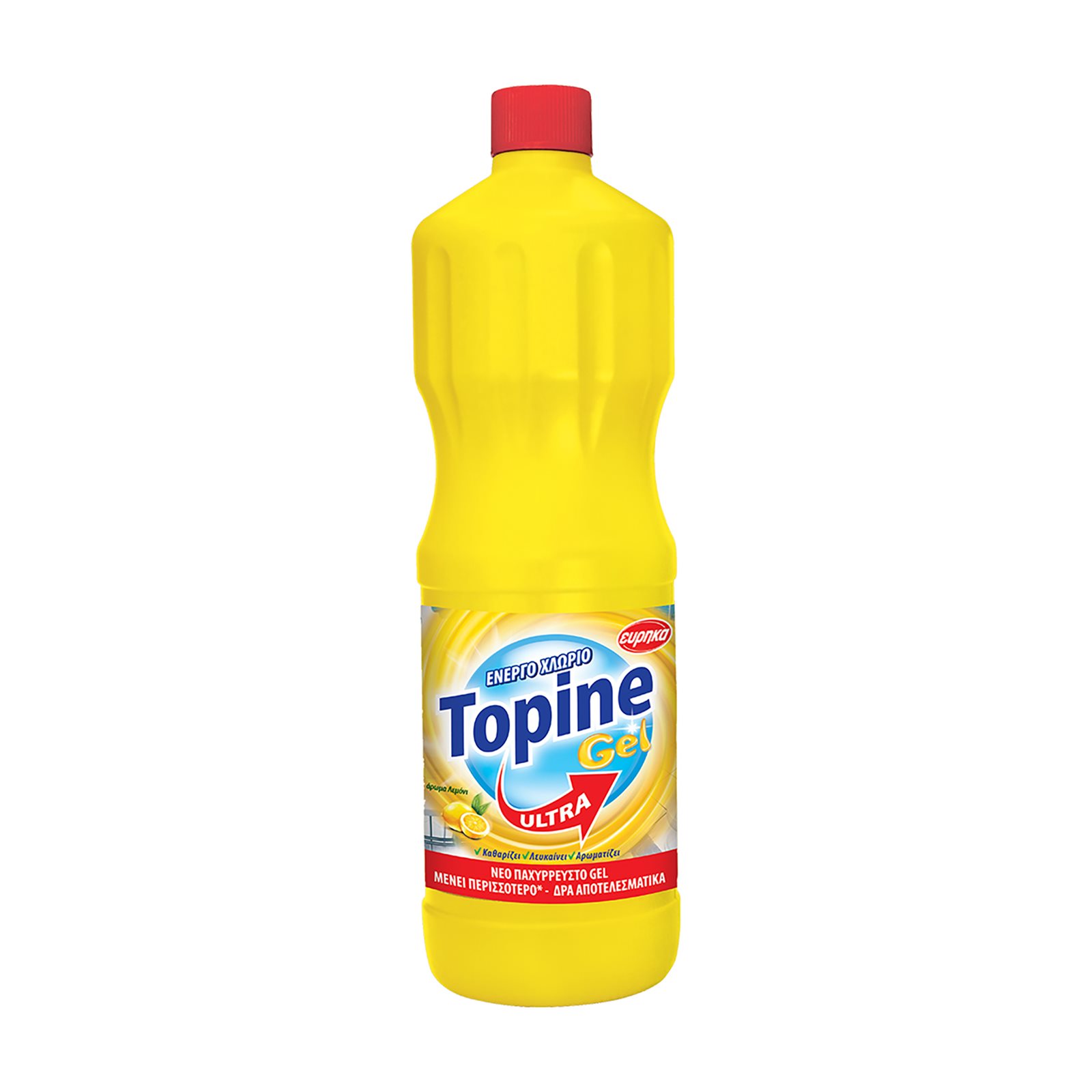 TOPINE Gel Ultra Χλωροκαθαριστικό Λεμόνι 1250ml | ΣΚΛΑΒΕΝΙΤΗΣ