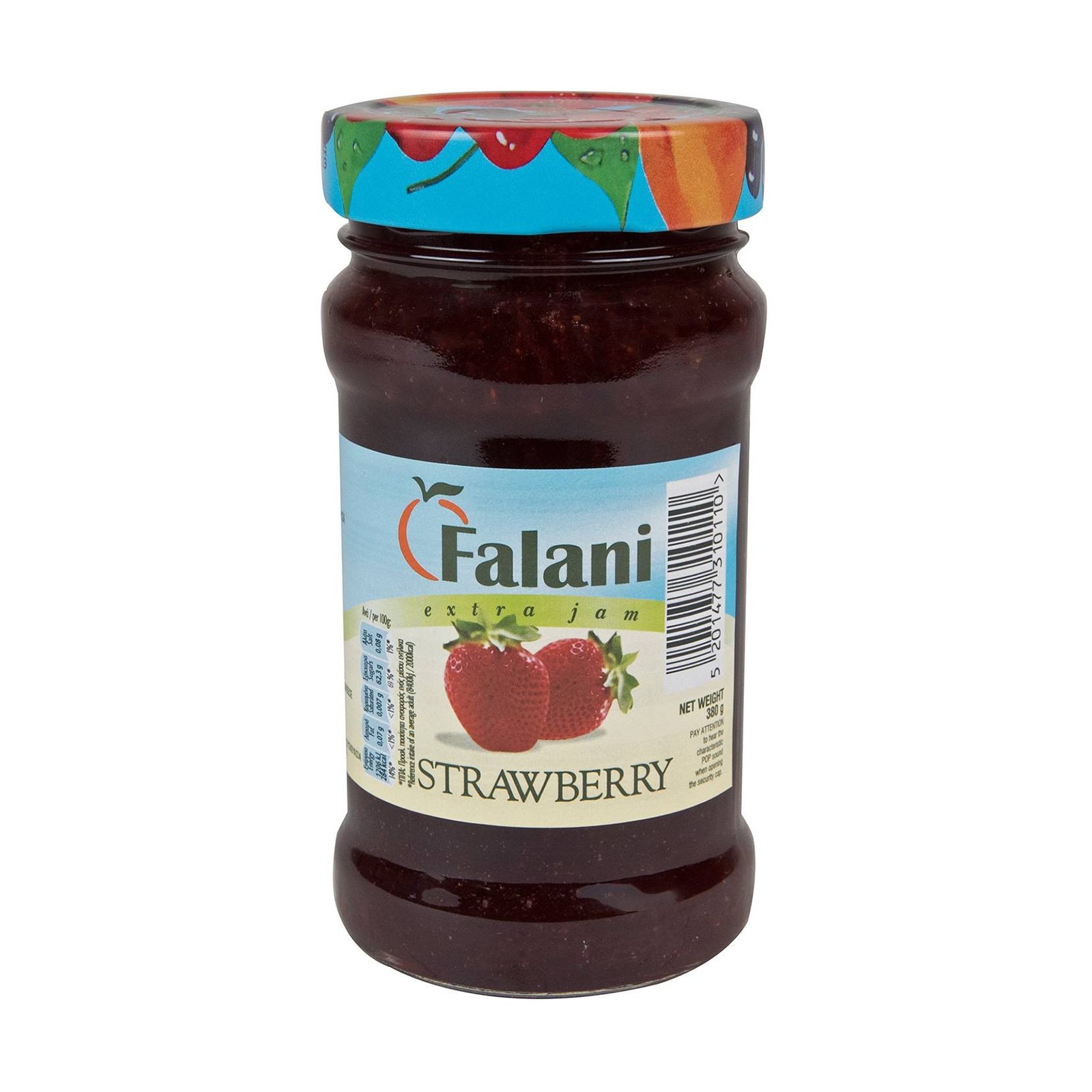 FALANI Μαρμελάδα Φράουλα 380gr | ΣΚΛΑΒΕΝΙΤΗΣ