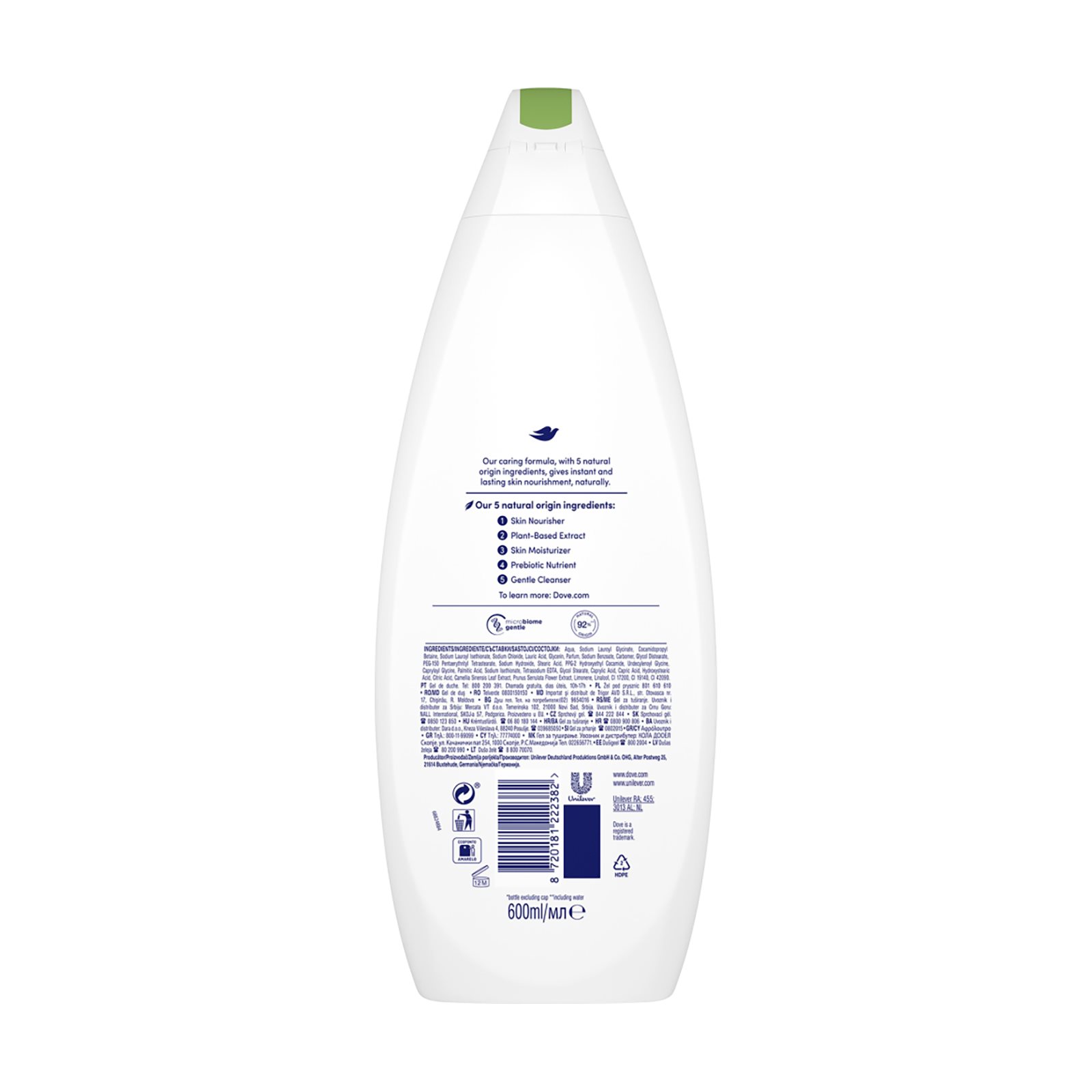DOVE Care by Nature Αφρόλουτρο Awakening 600ml | ΣΚΛΑΒΕΝΙΤΗΣ