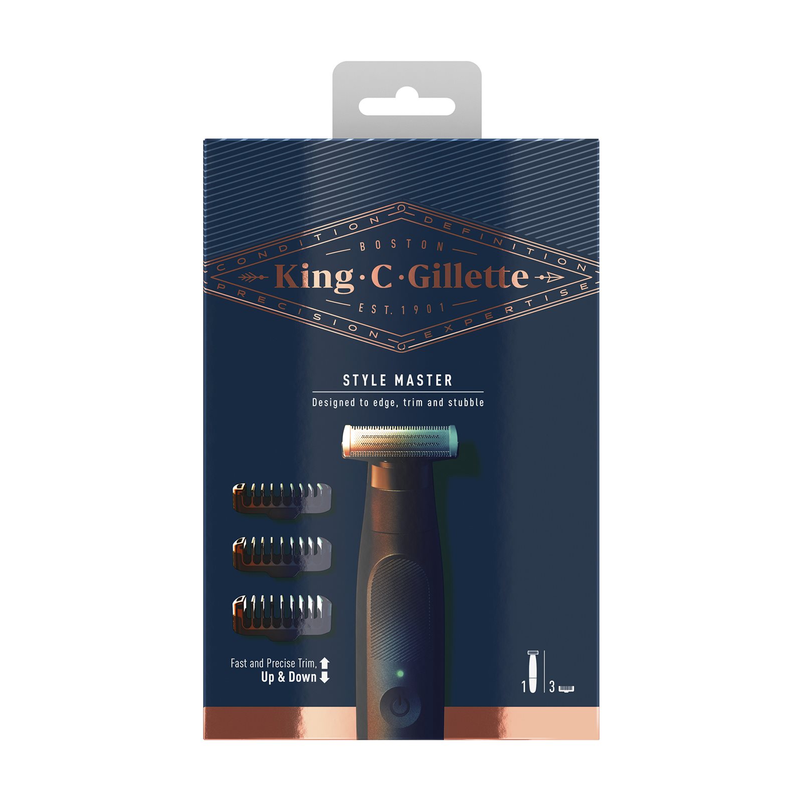 GILLETTE Μηχανή Ξυρίσματος King C Style Master | ΣΚΛΑΒΕΝΙΤΗΣ