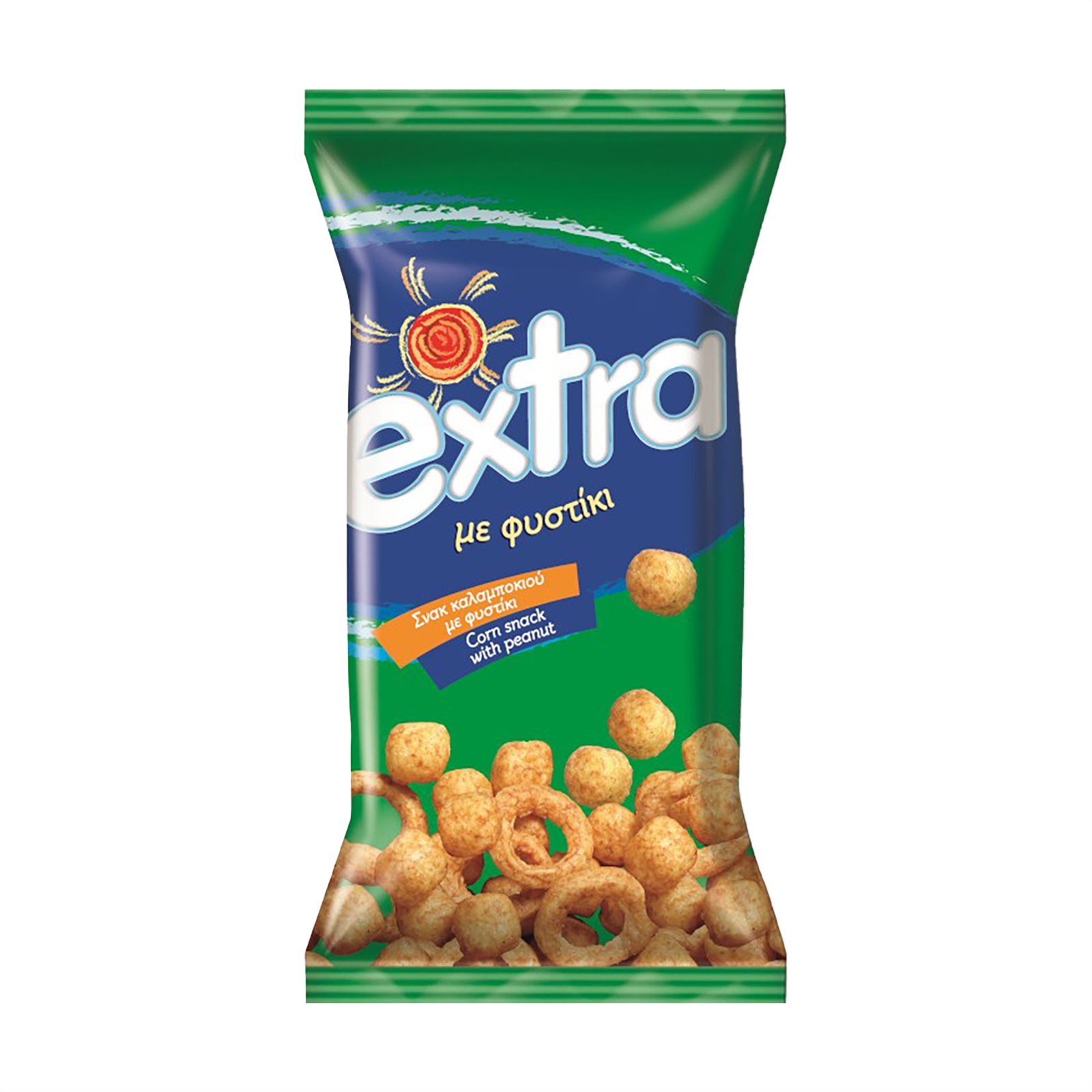 EXTRA Σνακ Καλαμποκιού με Φιστίκι 85gr | ΣΚΛΑΒΕΝΙΤΗΣ