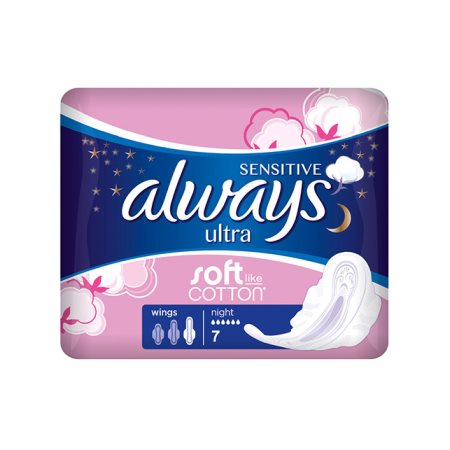 ALWAYS Sensitive Ultra Σερβιέτες Night 7τεμ | ΣΚΛΑΒΕΝΙΤΗΣ