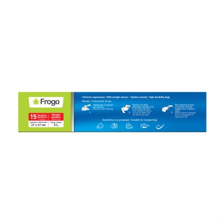 FROGO Σακούλες Τροφίμων με Ζιπ Μεσαίες 3lt 15τεμ | ΣΚΛΑΒΕΝΙΤΗΣ