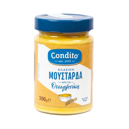 CONDITO Μουστάρδα Κλασική Χωρίς γλουτένη 300g | ΣΚΛΑΒΕΝΙΤΗΣ
